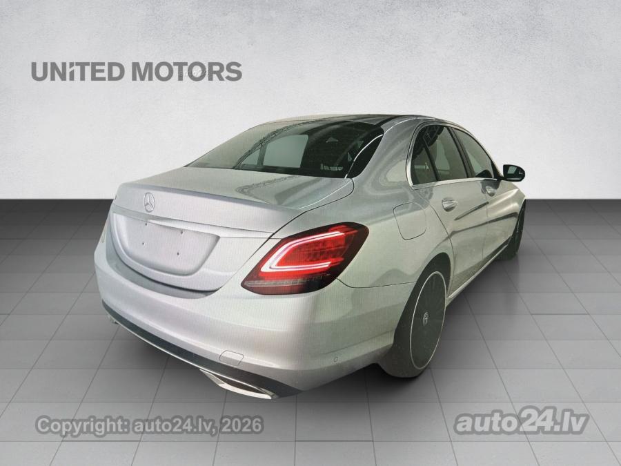 Grey Mercedes-Benz C-Class 2020 in Tallinn, with an engine capacity of 1.50 L and mileage of 74 thousand km for 22900 €, photo 3 on AUTOMOTO.COM.LV