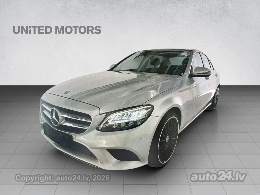 Grey Mercedes-Benz C-Class 2020 in Tallinn, with an engine capacity of 1.50 L and mileage of 74 thousand km for 22900 €, photo 1 on AUTOMOTO.COM.LV