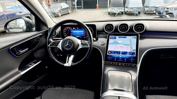 Grey Mercedes-Benz C-Class 2021 in Tallinn, with an engine capacity of 2.00 L and mileage of 106 thousand km for 31900 €, photo 11 on AUTOMOTO.COM.LV