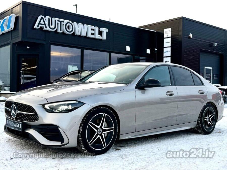 Pelēks Mercedes-Benz C-Class 2021 Tallina, ar dzinēja tilpumu 2.00 L un nobraukumu 102 tūkst. km par 30350 €, foto 1 vietnē AUTOMOTO.COM.LV