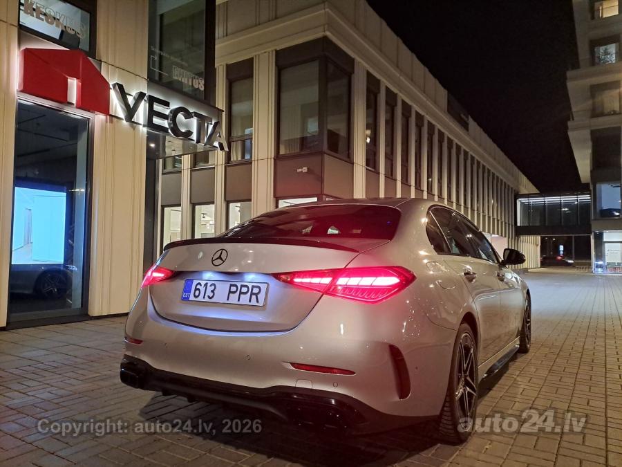 Grey Mercedes-Benz C-Class 2021 in Tallinn, with an engine capacity of 2.00 L and mileage of 75 thousand km for 33500 €, photo 12 on AUTOMOTO.COM.LV