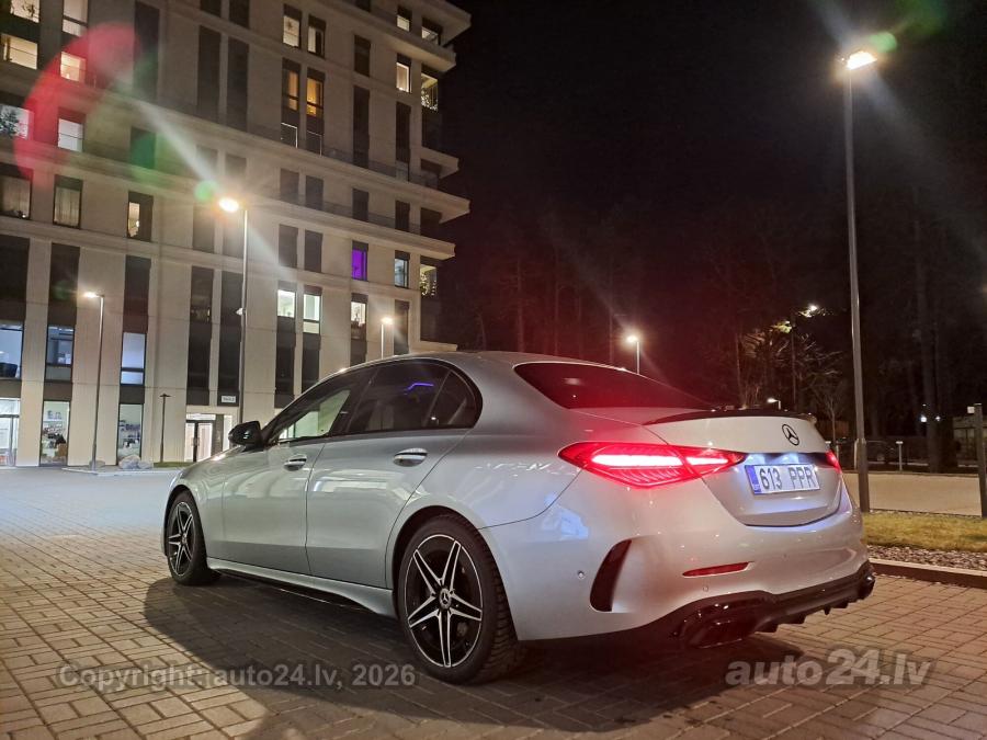 Grey Mercedes-Benz C-Class 2021 in Tallinn, with an engine capacity of 2.00 L and mileage of 75 thousand km for 33500 €, photo 13 on AUTOMOTO.COM.LV