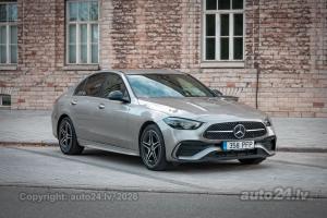 Grey Mercedes-Benz C-Class 2022 in Tallinn, with an engine capacity of 2.00 L and mileage of 41 thousand km for 42900 €, photo 3 on AUTOMOTO.COM.LV