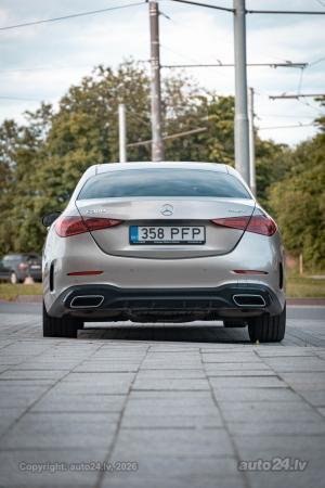 Grey Mercedes-Benz C-Class 2022 in Tallinn, with an engine capacity of 2.00 L and mileage of 41 thousand km for 42900 €, photo 7 on AUTOMOTO.COM.LV