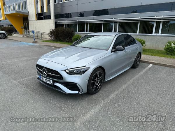 Pelēks Mercedes-Benz C-Class 2023 Tallina, ar dzinēja tilpumu 2.00 L un nobraukumu 4 tūkst. km par 48000 €, foto 1 vietnē AUTOMOTO.COM.LV