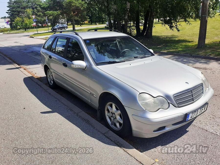 Grey Mercedes-Benz C-Class 2002 in Tallinn, with an engine capacity of 2.10 L and mileage of 555 thousand km for 1400 €, photo 6 on AUTOMOTO.COM.LV