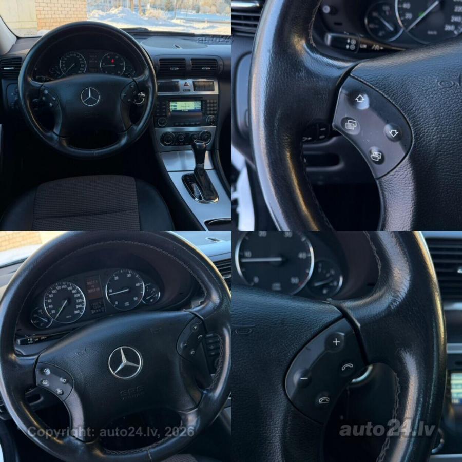 Pelēks Mercedes-Benz C-Class 2007 Viljandi, ar dzinēja tilpumu 2.00 L un nobraukumu 305 tūkst. km par 4390 €, foto 11 vietnē AUTOMOTO.COM.LV