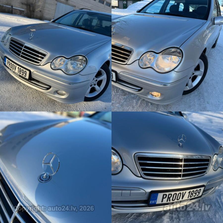 Grey Mercedes-Benz C-Class 2007 in Viljandi, with an engine capacity of 2.10 L and mileage of 305 thousand km for 4290 €, photo 20 on AUTOMOTO.COM.LV