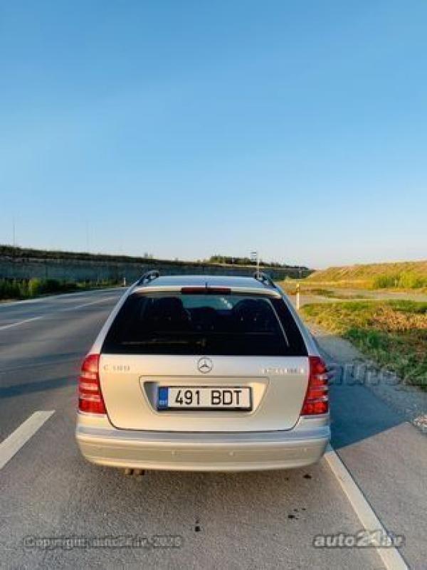 Grey Mercedes-Benz C-Class 2007 in Tallinn, with an engine capacity of 1.80 L and mileage of 155 thousand km for 5500 €, photo 4 on AUTOMOTO.COM.LV