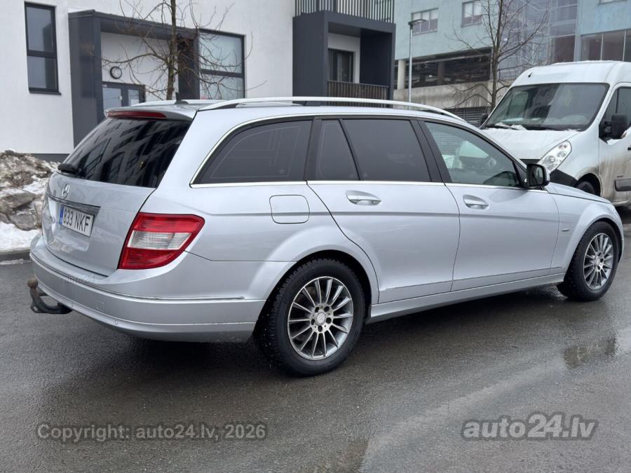 Grey Mercedes-Benz C-Class 2008 in Tallinn, with an engine capacity of 2.10 L and mileage of 336 thousand km for 2990 €, photo 4 on AUTOMOTO.COM.LV