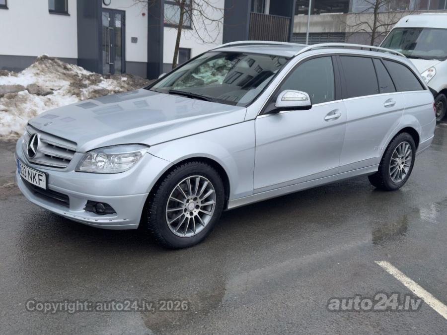Grey Mercedes-Benz C-Class 2008 in Tallinn, with an engine capacity of 2.10 L and mileage of 336 thousand km for 2990 €, photo 6 on AUTOMOTO.COM.LV