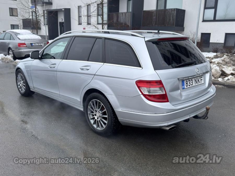 Grey Mercedes-Benz C-Class 2008 in Tallinn, with an engine capacity of 2.10 L and mileage of 336 thousand km for 2990 €, photo 7 on AUTOMOTO.COM.LV