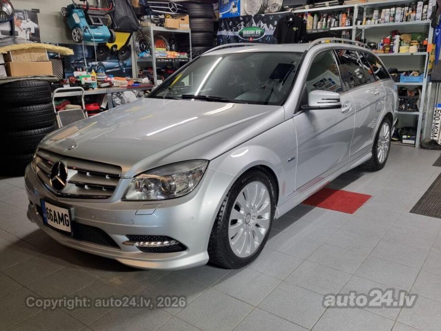 Grey Mercedes-Benz C-Class 2010 in Tallinn, with an engine capacity of 2.20 L and mileage of 212 thousand km for 11500 €, photo 20 on AUTOMOTO.COM.LV