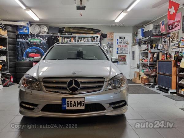 Grey Mercedes-Benz C-Class 2010 in Tallinn, with an engine capacity of 2.20 L and mileage of 212 thousand km for 11500 €, photo 11 on AUTOMOTO.COM.LV