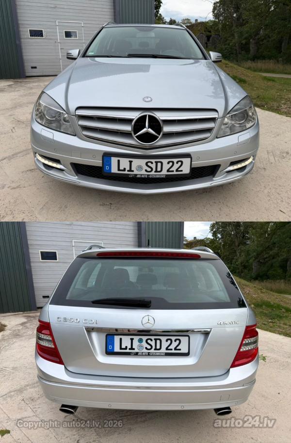 Pelēks Mercedes-Benz C-Class 2010 Viljandi, ar dzinēja tilpumu 3.00 L un nobraukumu 344 tūkst. km par 6790 €, foto 6 vietnē AUTOMOTO.COM.LV
