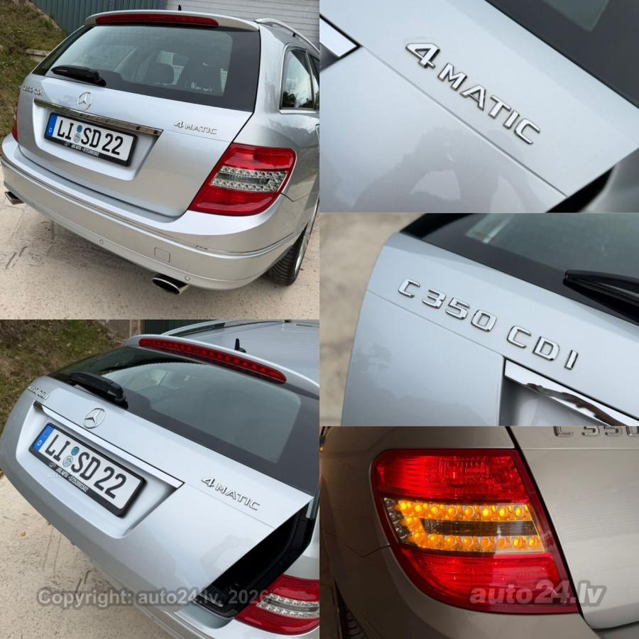 Pelēks Mercedes-Benz C-Class 2010 Viljandi, ar dzinēja tilpumu 3.00 L un nobraukumu 344 tūkst. km par 6790 €, foto 31 vietnē AUTOMOTO.COM.LV