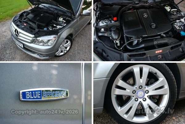 Grey Mercedes-Benz C-Class 2010 in Viljandi, with an engine capacity of 2.10 L and mileage of 229 thousand km for 6390 €, photo 6 on AUTOMOTO.COM.LV
