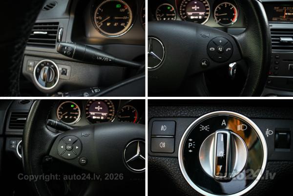 Grey Mercedes-Benz C-Class 2010 in Viljandi, with an engine capacity of 2.10 L and mileage of 229 thousand km for 6390 €, photo 10 on AUTOMOTO.COM.LV