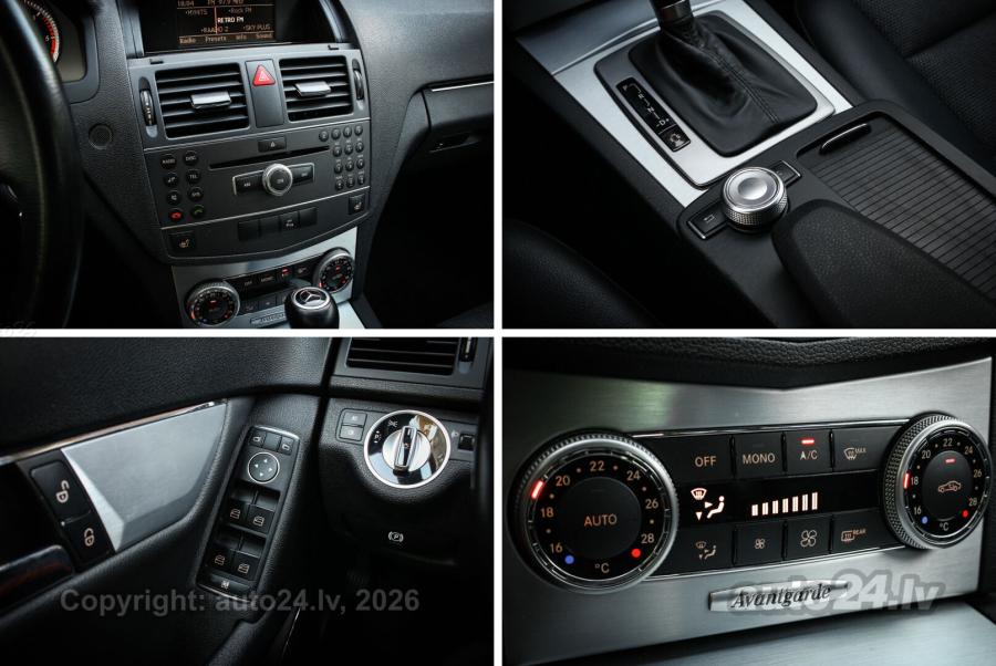 Grey Mercedes-Benz C-Class 2010 in Viljandi, with an engine capacity of 2.10 L and mileage of 229 thousand km for 6390 €, photo 11 on AUTOMOTO.COM.LV