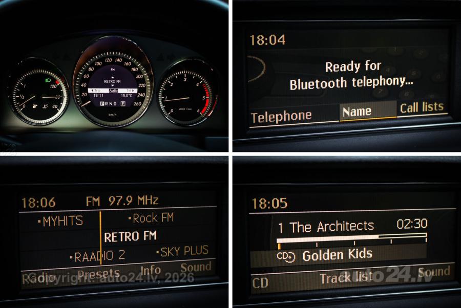 Grey Mercedes-Benz C-Class 2010 in Viljandi, with an engine capacity of 2.10 L and mileage of 229 thousand km for 6390 €, photo 12 on AUTOMOTO.COM.LV