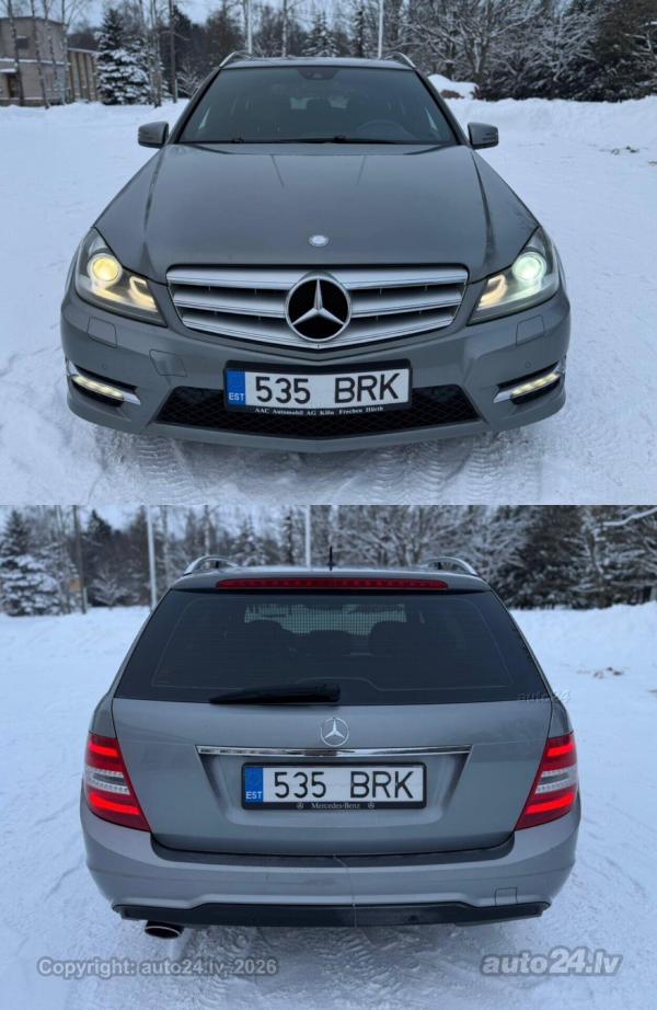 Grey Mercedes-Benz C-Class 2012 in Viljandi, with an engine capacity of 2.10 L and mileage of 393 thousand km for 6790 €, photo 5 on AUTOMOTO.COM.LV