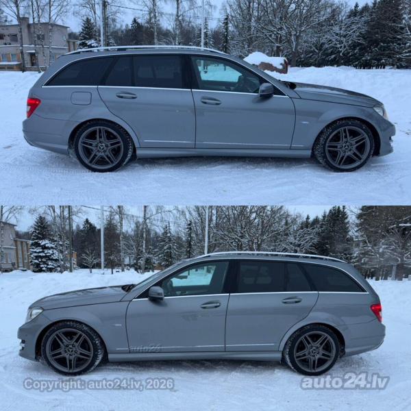 Grey Mercedes-Benz C-Class 2012 in Viljandi, with an engine capacity of 2.10 L and mileage of 393 thousand km for 6790 €, photo 6 on AUTOMOTO.COM.LV