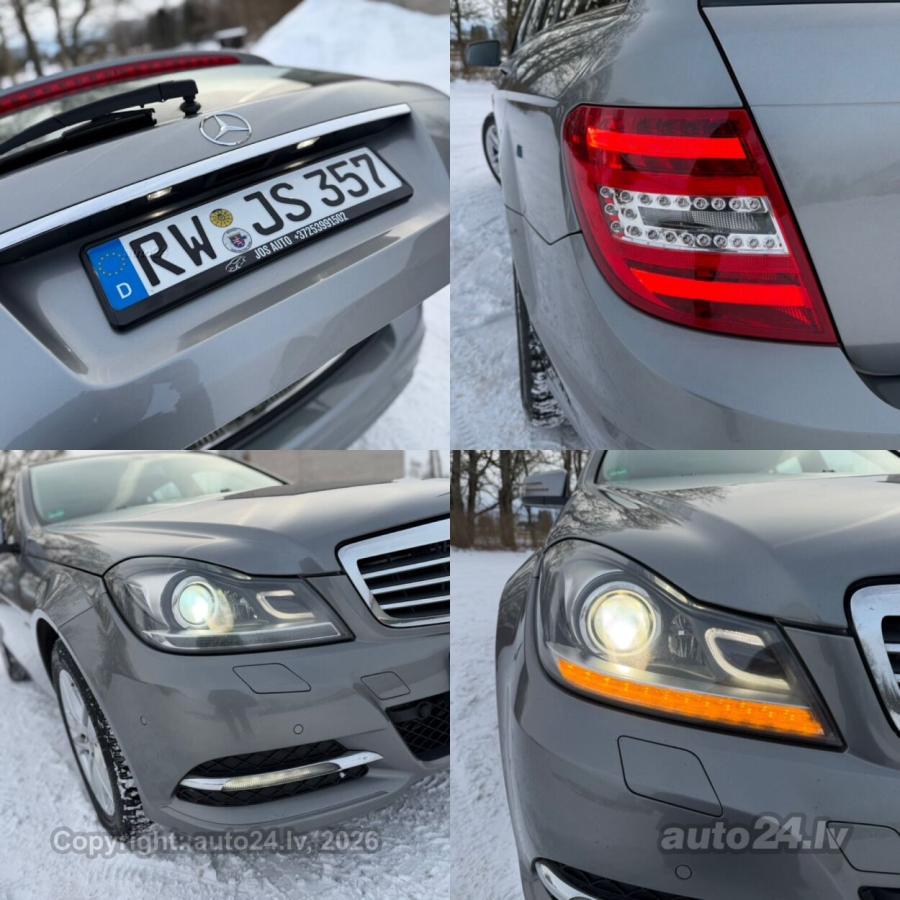 Grey Mercedes-Benz C-Class 2012 in Viljandi, with an engine capacity of 2.10 L and mileage of 334 thousand km for 6490 €, photo 21 on AUTOMOTO.COM.LV
