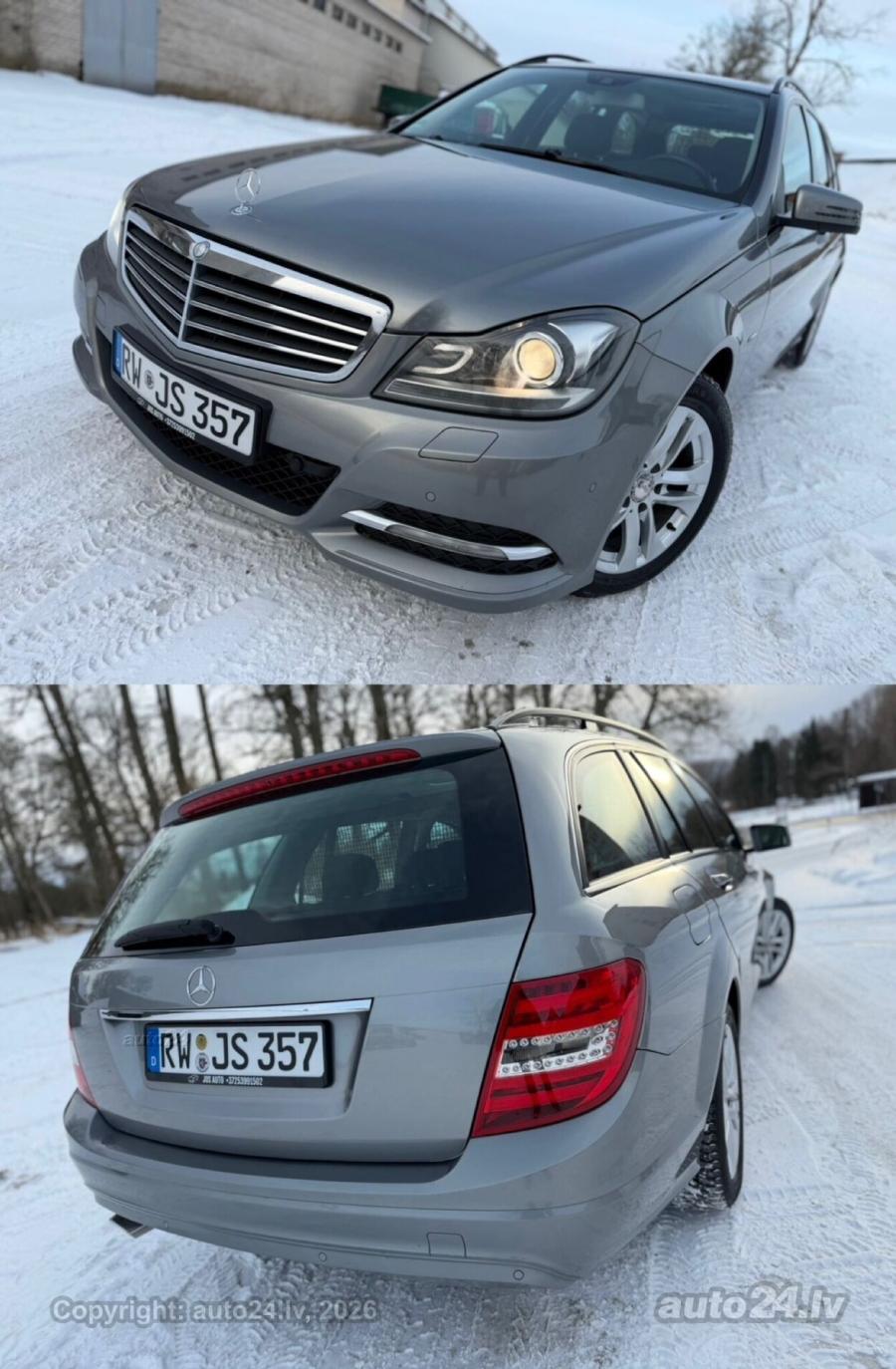 Pelēks Mercedes-Benz C-Class 2012 Viljandi, ar dzinēja tilpumu 2.10 L un nobraukumu 334 tūkst. km par 6490 €, foto 5 vietnē AUTOMOTO.COM.LV