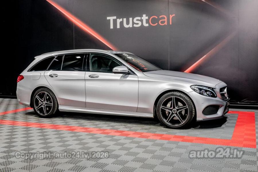 Grey Mercedes-Benz C-Class 2014 in Parnu, with an engine capacity of 2.10 L and mileage of 260 thousand km for 14500 €, photo 8 on AUTOMOTO.COM.LV