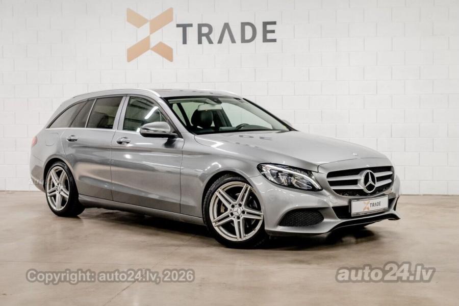 Grey Mercedes-Benz C-Class 2015 in Parnu, with an engine capacity of 2.10 L and mileage of 236 thousand km for 10990 €, photo 2 on AUTOMOTO.COM.LV