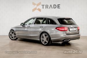 Grey Mercedes-Benz C-Class 2015 in Parnu, with an engine capacity of 2.10 L and mileage of 236 thousand km for 10990 €, photo 6 on AUTOMOTO.COM.LV