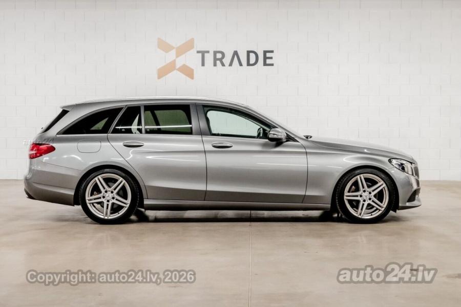 Grey Mercedes-Benz C-Class 2015 in Parnu, with an engine capacity of 2.10 L and mileage of 236 thousand km for 10990 €, photo 9 on AUTOMOTO.COM.LV