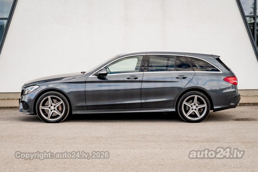 Pelēks Mercedes-Benz C-Class 2015 Pērnava, ar dzinēja tilpumu 2.10 L un nobraukumu 207 tūkst. km par 15890 €, foto 5 vietnē AUTOMOTO.COM.LV
