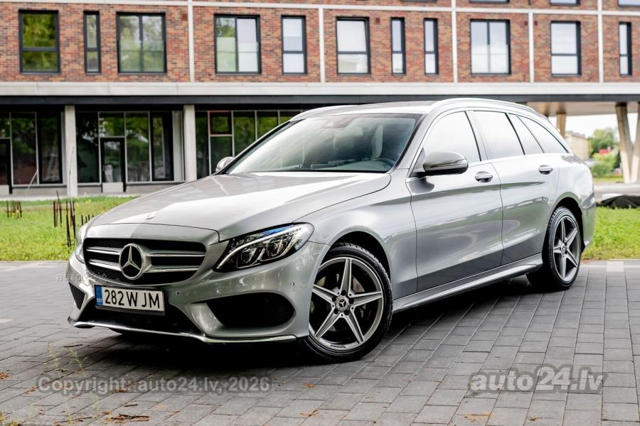 Grey Mercedes-Benz C-Class 2015 in Parnu, with an engine capacity of 2.10 L and mileage of 314 thousand km for 11990 €, photo 1 on AUTOMOTO.COM.LV