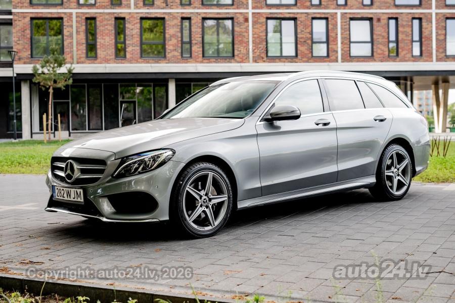 Grey Mercedes-Benz C-Class 2015 in Parnu, with an engine capacity of 2.10 L and mileage of 314 thousand km for 11990 €, photo 5 on AUTOMOTO.COM.LV