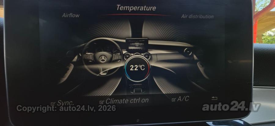 Grey Mercedes-Benz C-Class 2016 in Tartu, with an engine capacity of 2.10 L and mileage of 234 thousand km for 17000 €, photo 19 on AUTOMOTO.COM.LV