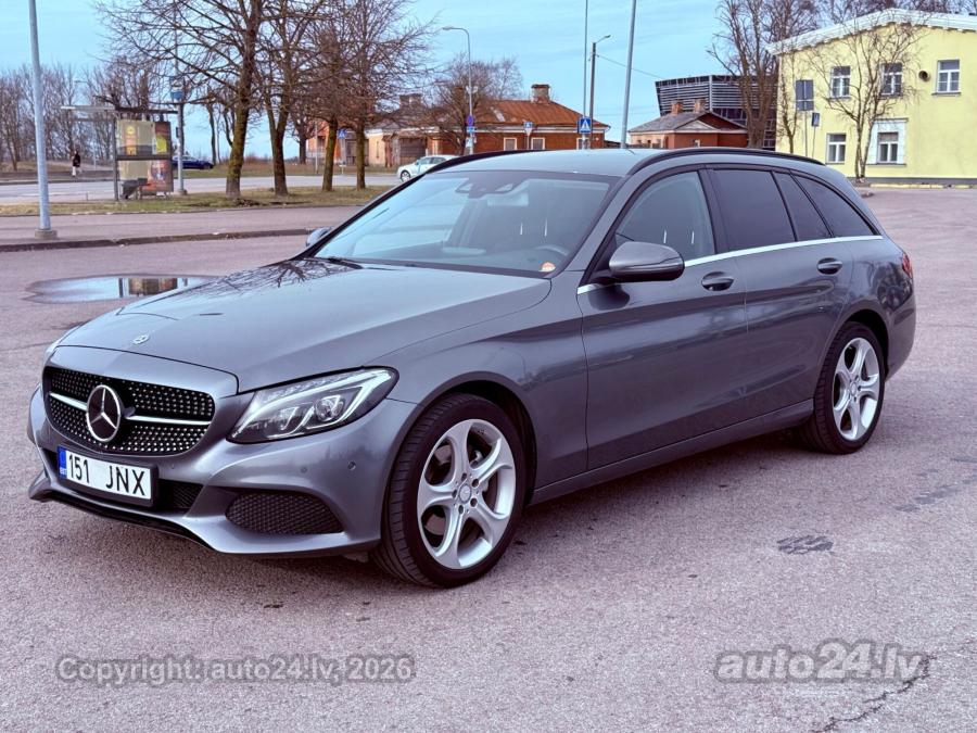 Grey Mercedes-Benz C-Class 2017 in Tallinn, with an engine capacity of 2.10 L and mileage of 235 thousand km for 17900 €, photo 1 on AUTOMOTO.COM.LV