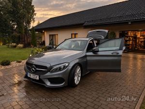 Pelēks Mercedes-Benz C-Class 2017 Tallina, ar dzinēja tilpumu 3.00 L un nobraukumu 210 tūkst. km par 27900 €, foto  vietnē AUTOMOTO.COM.LV