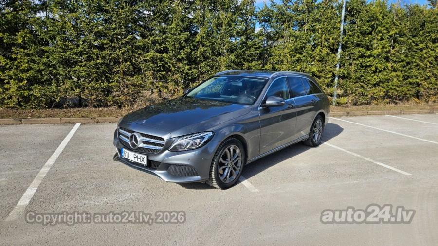 Grey Mercedes-Benz C-Class 2018 in Tallinn, with an engine capacity of 2.10 L and mileage of 136 thousand km for 23500 €, photo 6 on AUTOMOTO.COM.LV