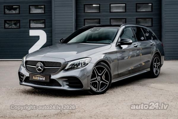 Grey Mercedes-Benz C-Class 2018 in Parnu, with an engine capacity of 2.00 L and mileage of 244 thousand km for 18390 €, photo 1 on AUTOMOTO.COM.LV