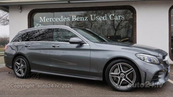 Grey Mercedes-Benz C-Class 2019 in Parnu, with an engine capacity of 2.00 L and mileage of 209 thousand km for 16750 €, photo 1 on AUTOMOTO.COM.LV