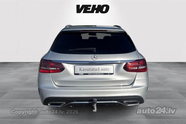 Grey Mercedes-Benz C-Class 2019 in Parnu, with an engine capacity of 2.00 L and mileage of 162 thousand km for 18900 €, photo 6 on AUTOMOTO.COM.LV