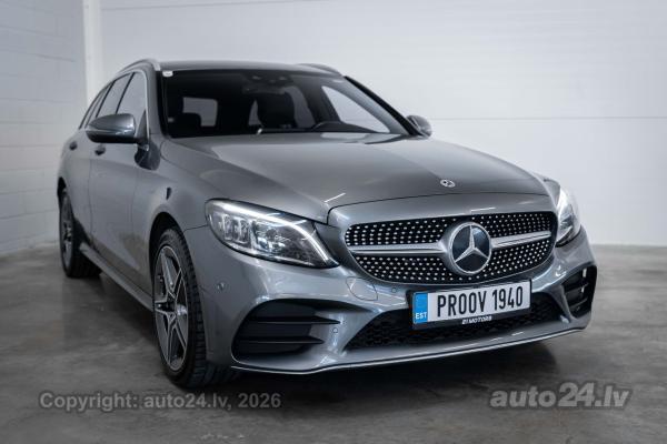Grey Mercedes-Benz C-Class 2021 in Tallinn, with an engine capacity of 2.00 L and mileage of 200 thousand km for 20990 €, photo 2 on AUTOMOTO.COM.LV