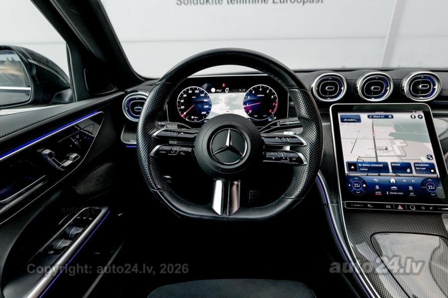 Grey Mercedes-Benz C-Class 2021 in Parnu, with an engine capacity of 0.00 L and mileage of 40 thousand km for 31900 €, photo 13 on AUTOMOTO.COM.LV
