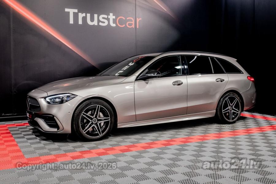 Grey Mercedes-Benz C-Class 2023 in Parnu, with an engine capacity of 2.00 L and mileage of 188 thousand km for 25500 €, photo 6 on AUTOMOTO.COM.LV