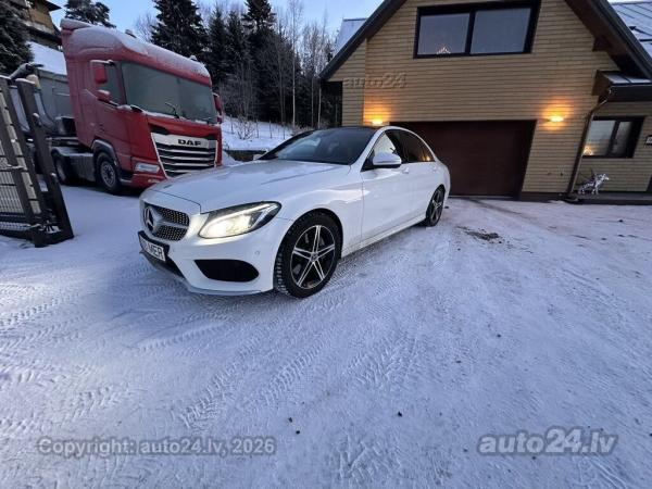 White Mercedes-Benz C-Class 2015 in Tallinn, with an engine capacity of 2.10 L and mileage of 230 thousand km for 15500 €, photo 1 on AUTOMOTO.COM.LV