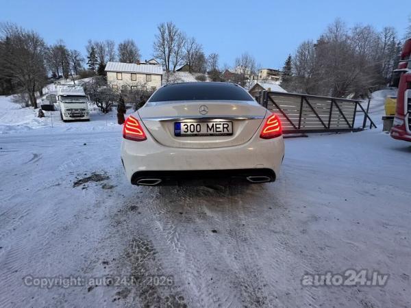 White Mercedes-Benz C-Class 2015 in Tallinn, with an engine capacity of 2.10 L and mileage of 230 thousand km for 15500 €, photo 2 on AUTOMOTO.COM.LV