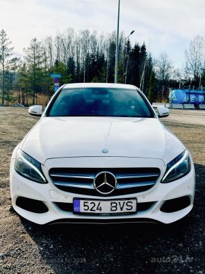 White Mercedes-Benz C-Class 2015 in Tartu, with an engine capacity of 2.10 L and mileage of 388 thousand km for 11500 €, photo  on AUTOMOTO.COM.LV