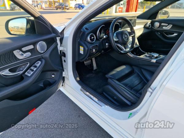White Mercedes-Benz C-Class 2016 in Tallinn, with an engine capacity of 3.00 L and mileage of 75 thousand km for 36000 €, photo 11 on AUTOMOTO.COM.LV