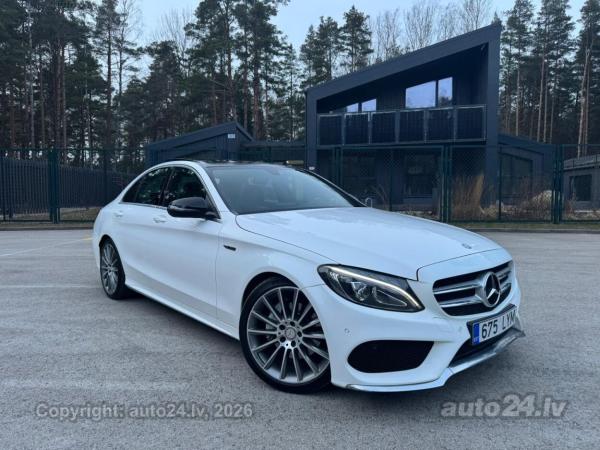 White Mercedes-Benz C-Class 2016 in Tallinn, with an engine capacity of 1.60 L and mileage of 242 thousand km for 14999 €, photo 1 on AUTOMOTO.COM.LV